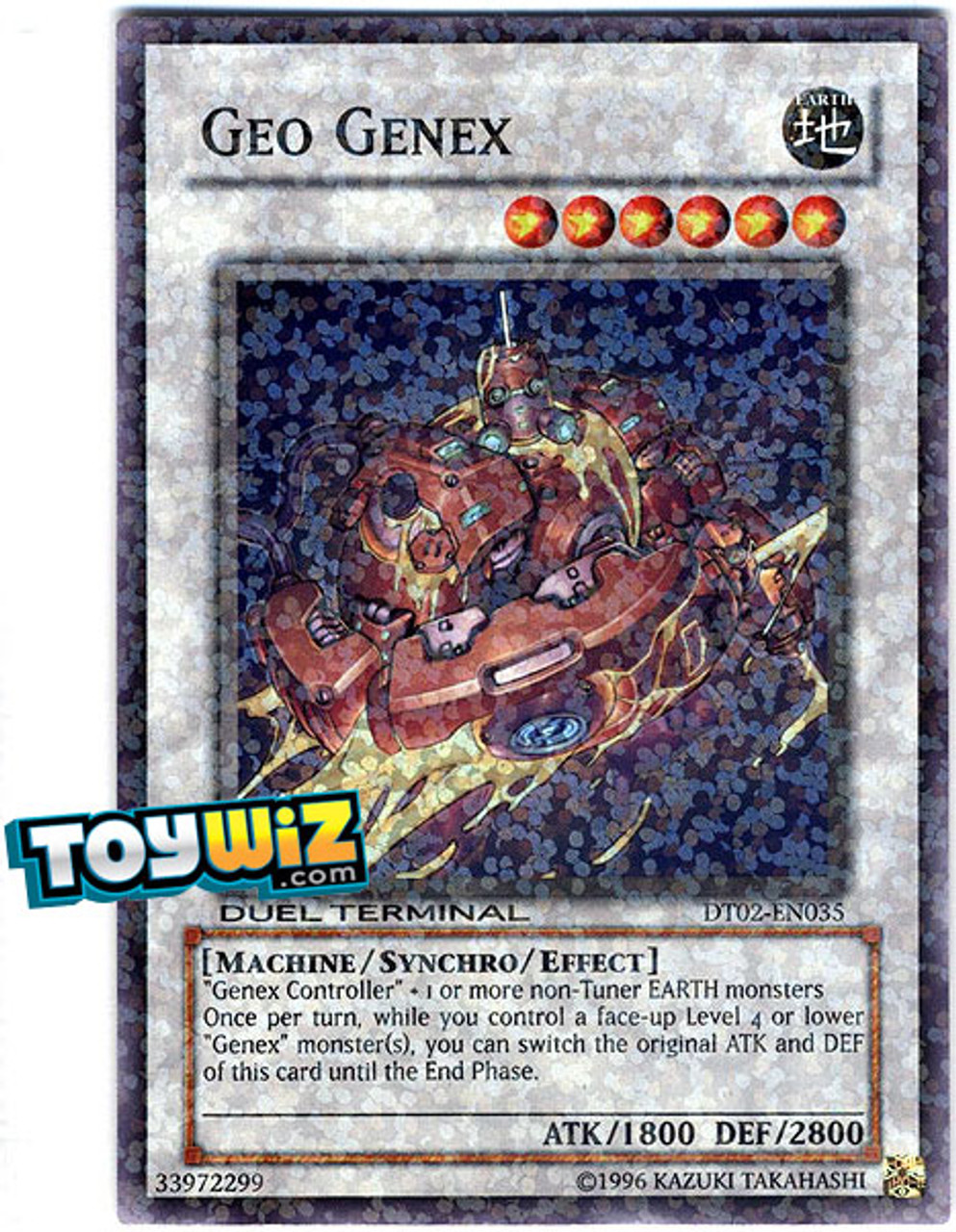 Yugioh 5ds Duel Terminal 2 Single Card Parallel Rare Geo Genex Dt02