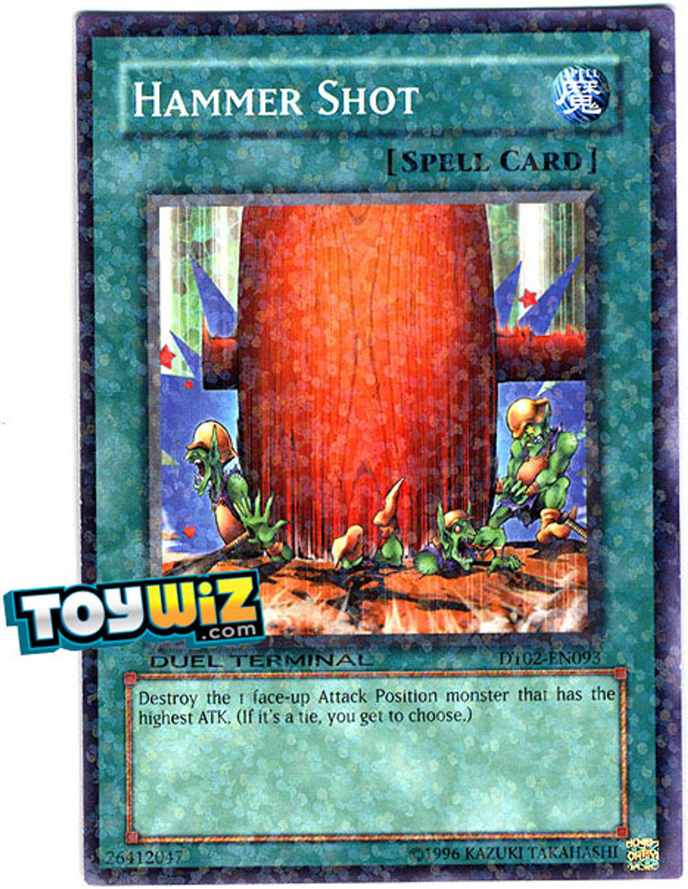 Yugioh 5ds Duel Terminal 2 Single Card Parallel Rare Hammer Shot Dt02