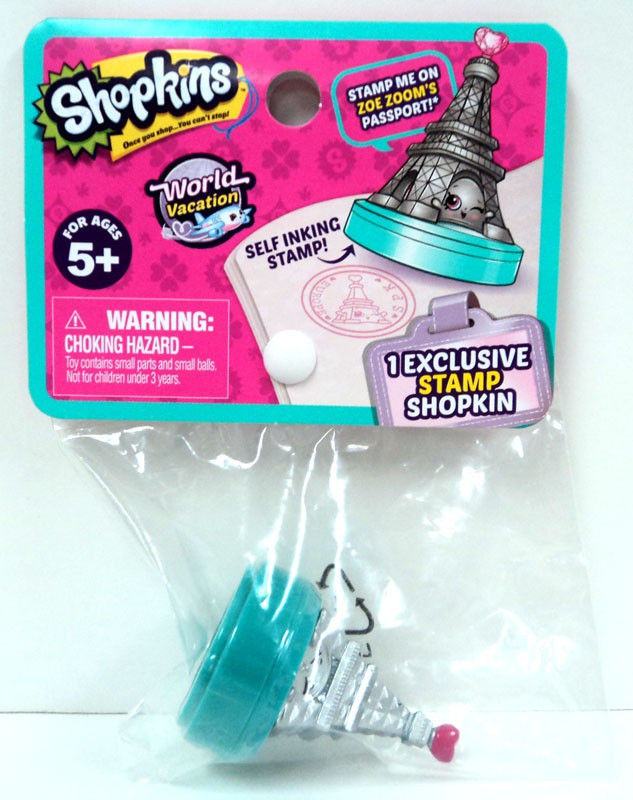 Shopkins Season 8 World Vacation Eiffel Tower Ella Stamp Moose Toys ...
