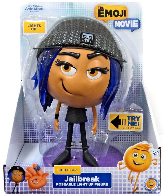 The Emoji Movie Poseable Light Up Jailbreak 8 Figure Just Play - ToyWiz