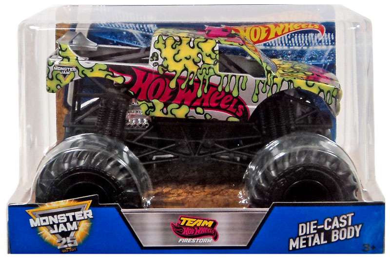 Hot Wheels Monster Jam Team Hot Wheels Firestorm 124 Diecast Car Mattel ...
