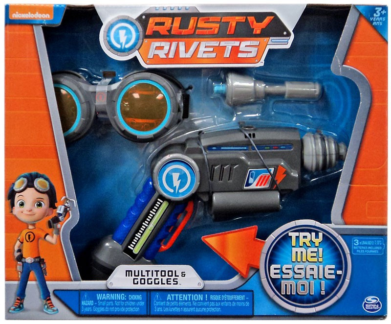 Nickelodeon Rusty Rivets Multitool Goggles Exclusive Roleplay Set Spin ...