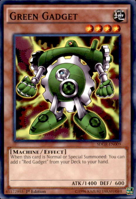 YuGiOh Geargia Rampage Structure Deck Single Card Common Green Gadget ...