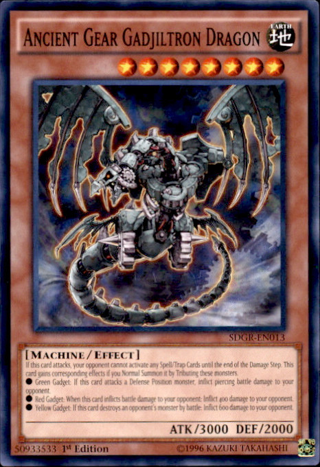 YuGiOh Geargia Rampage Structure Deck Single Card Common Ancient Gear ...