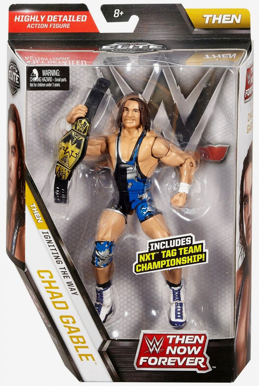 WWE Wrestling Elite Then Now Forever Chad Gable Exclusive Action Figure NXT Tag Team ...