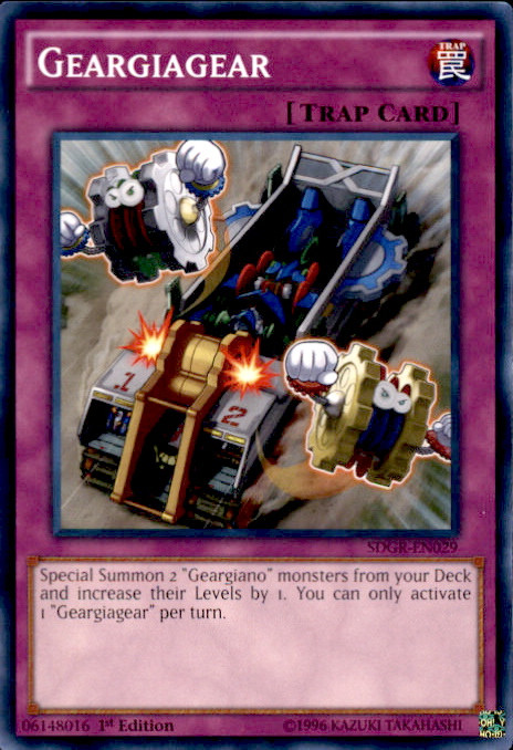 YuGiOh Geargia Rampage Structure Deck Single Card Common Geargiagear ...