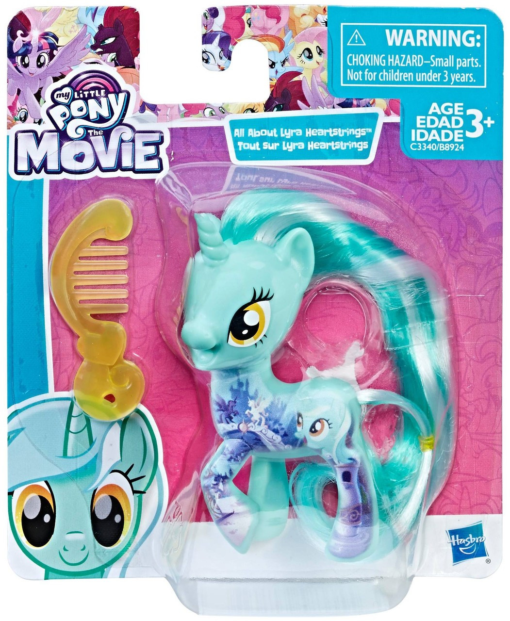 My Little Pony The Movie All About Lyra Heartstrings Mini FIgure Hasbro ...