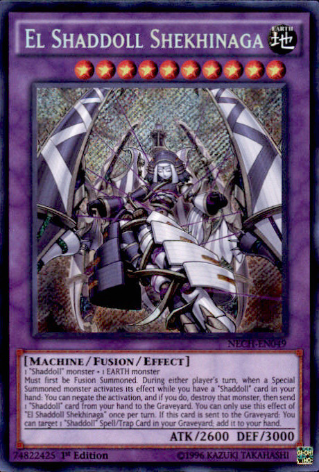 YuGiOh The New Challengers Single Card Secret Rare El Shaddoll ...