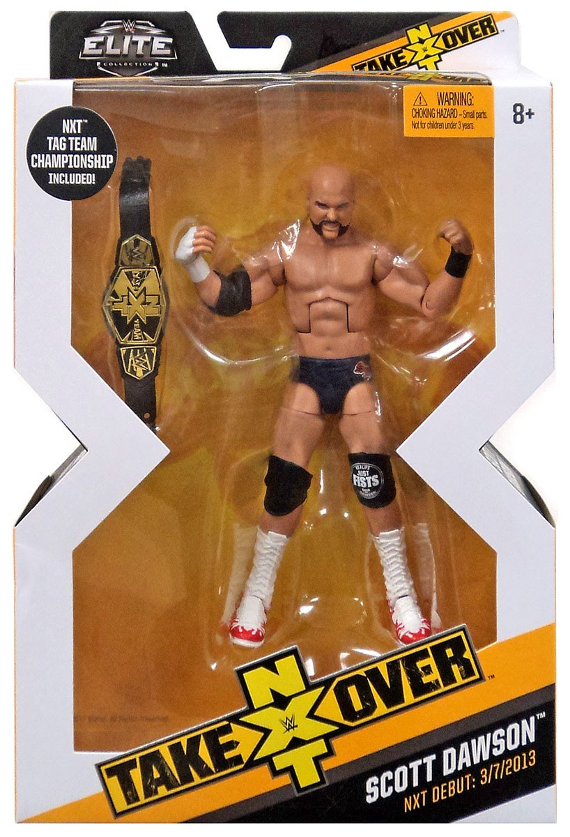 WWE Wrestling Elite NXT Takeover Scott Dawson Action Figure Mattel Toys ...