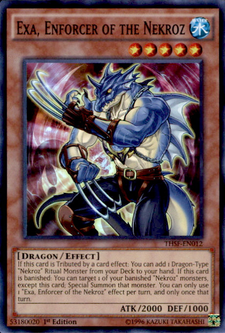 YuGiOh The Secret Forces Single Card Super Rare Exa, Enforcer of the ...