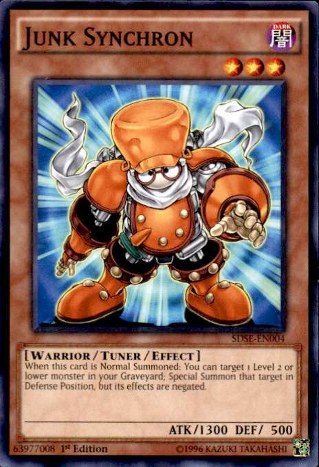 YuGiOh Synchron Extreme Structure Deck Single Card Common Junk Synchron ...