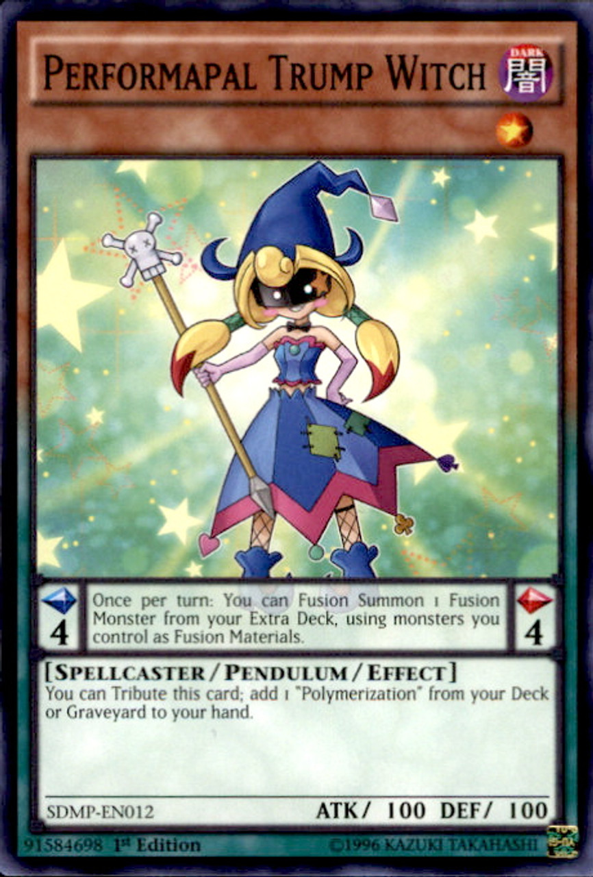 Yugioh Master Of Pendulum Structure Deck Single Card Common Performapal