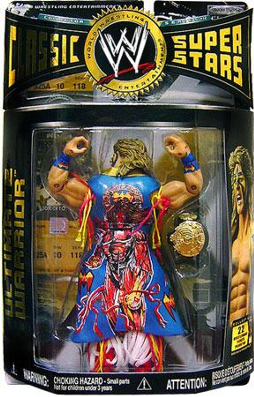 Wwe Wrestling Classic Superstars Series 12 Ultimate Warrior Action Figure Backwards Variant