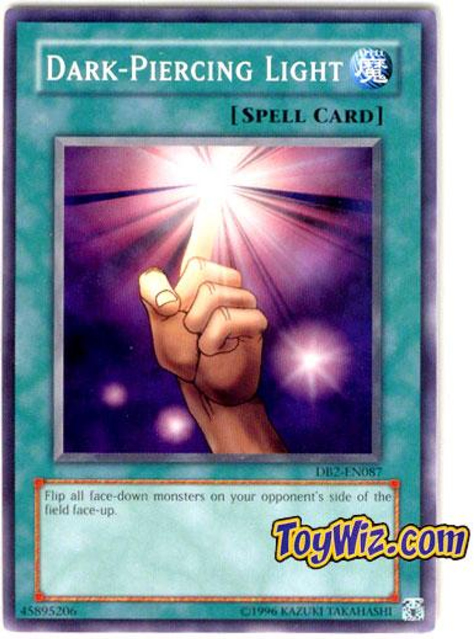 YuGiOh Dark Beginning 2 Single Card Common Dark-Piercing Light DB2-EN087 - ToyWiz