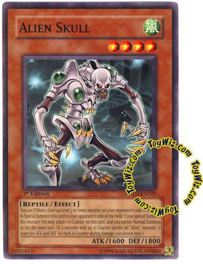 YuGiOh GX Power of the Duelist Single Card Common Alien Skull POTD ...