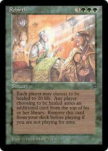 Magic The Gathering Legends Single Card Rare Rebirth - ToyWiz