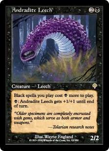 Magic The Gathering Invasion Single Card Rare Andradite Leech 93 - ToyWiz