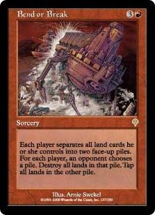 Magic The Gathering Invasion Single Card Rare Bend or Break 137 - ToyWiz