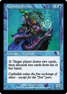 Magic The Gathering Odyssey Single Card Uncommon Cephalid Broker 71 ...