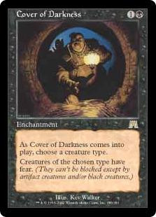 Magic The Gathering Onslaught Single Card Rare Cover of Darkness 133 ...