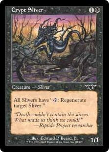 Magic The Gathering Legions Single Card Common Crypt Sliver 63 - ToyWiz