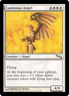 Magic The Gathering Mirrodin Single Card Rare Luminous Angel 15 - ToyWiz