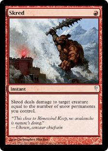 Magic The Gathering Coldsnap Single Card Common Skred 97 - ToyWiz