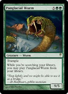 Magic The Gathering Coldsnap Single Card Rare Panglacial Wurm 116 - ToyWiz