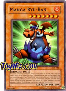 YuGiOh Pegasus Starter Deck Single Card Manga Ryu-Ran SDP-022 - ToyWiz