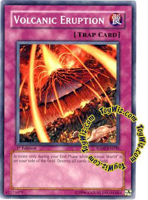 YuGiOh Structure Deck Dinosaurs Rage Single Card Common Volcanic ...