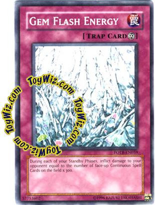 YuGiOh GX Force of the Breaker Single Card Common Gem Flash Energy FOTB ...