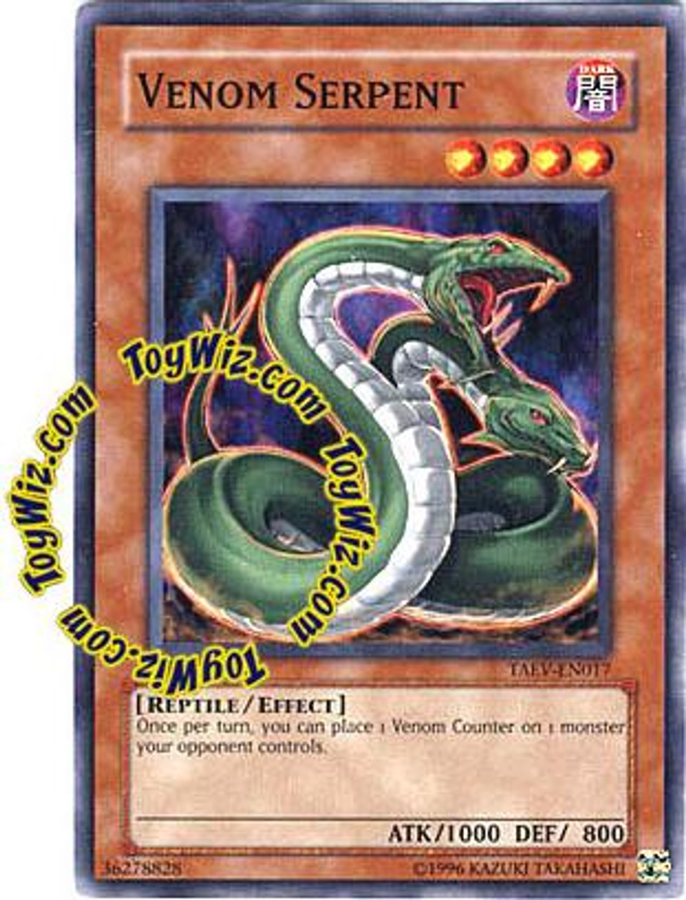 YuGiOh GX Tactical Evolution Single Card Common Venom Serpent TAEV ... YuGiOh GX Tactical Evolution Single Card Common Venom Serpent TAEV ...