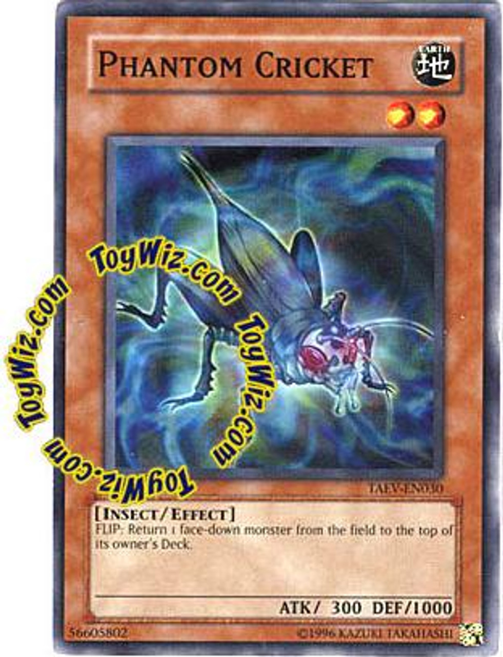 YuGiOh GX Tactical Evolution Single Card Common Phantom Cricket TAEV ... YuGiOh GX Tactical Evolution Single Card Common Phantom Cricket TAEV ...