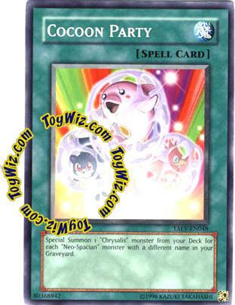 YuGiOh GX Tactical Evolution Single Card Common Cocoon Party TAEV-EN048 ... YuGiOh GX Tactical Evolution Single Card Common Cocoon Party TAEV-EN048 ...