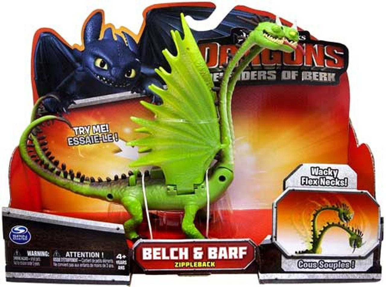 How To Train Your Dragon Defenders Of Berk Belch Barf Action Figure Zippleback Spin Master Toywiz