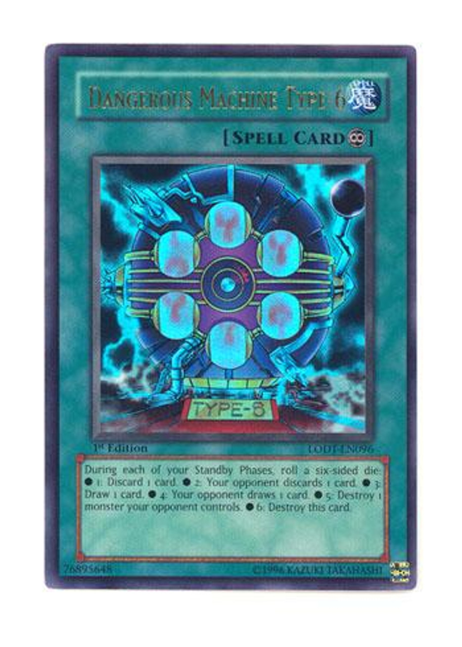 YuGiOh GX Light of Destruction Single Card Ultra Rare Dangerous Machine Type-6 LODT-EN096 - ToyWiz