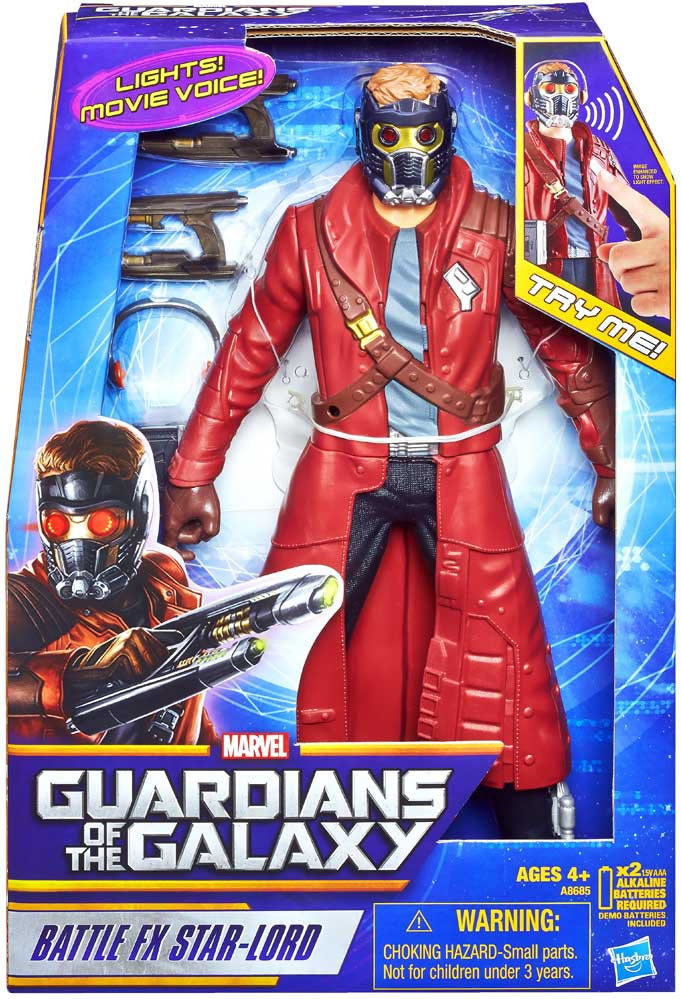 Marvel Guardians of the Galaxy Battle FX Star-Lord Action Figure Hasbro ...