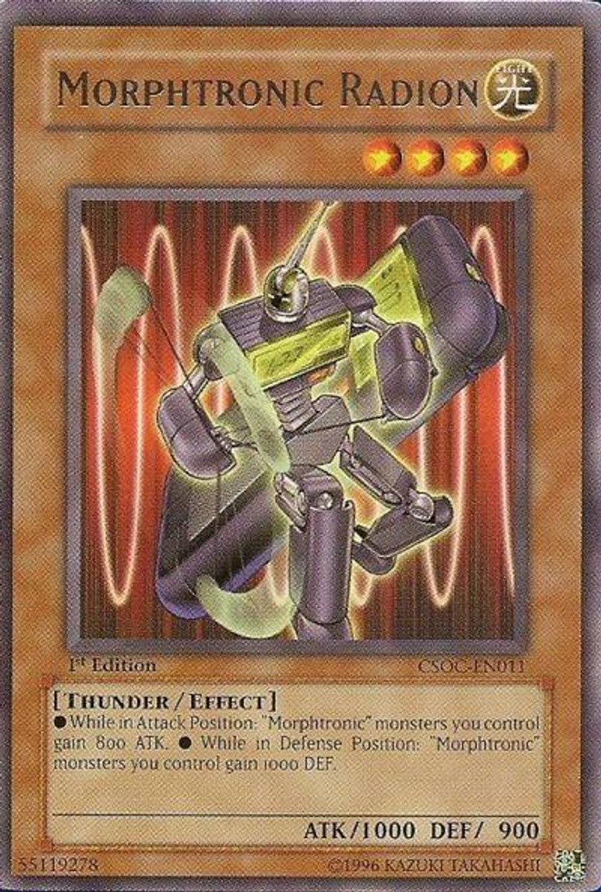 YuGiOh Crossroads of Chaos Single Card Rare Morphtronic Radion CSOC-EN011 - ToyWiz