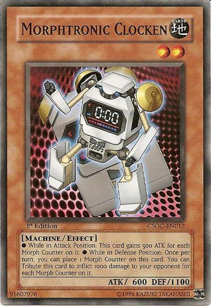 YuGiOh Crossroads of Chaos Single Card Common Morphtronic Clocken CSOC-EN012 - ToyWiz