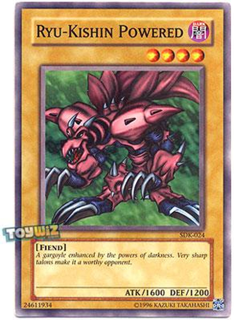 YuGiOh Starter Deck Kaiba Single Card Common Ryu-Kishin Powered SDK-024 - ToyWiz