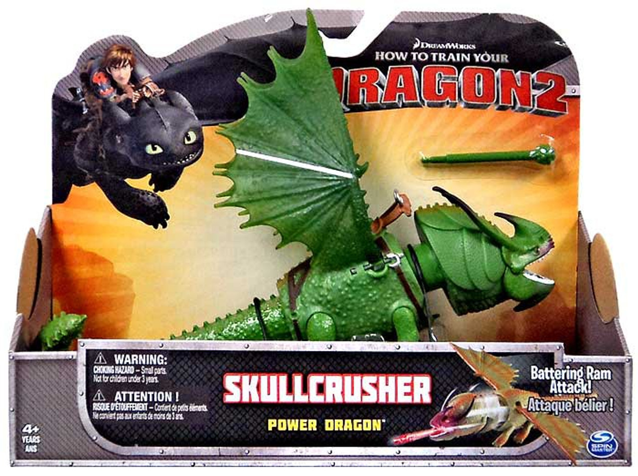 How To Train Your Dragon 2 Power Dragons Skullcrusher Action Figure Spin Master Toywiz