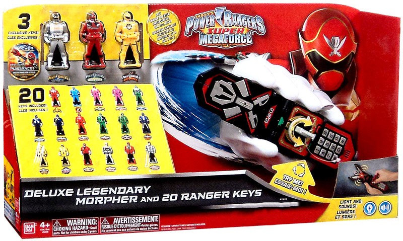 Power Rangers Super Megaforce Deluxe Legendary Morpher And 20 Ranger ...