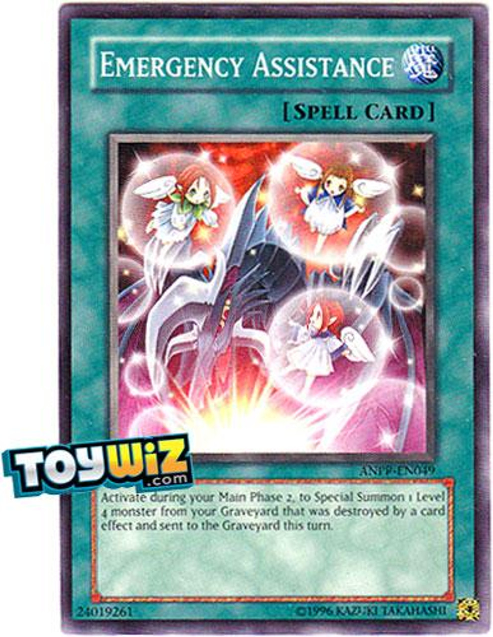 Yugioh Ancient Prophecy Single Card Common Emergency Assistance Anpr