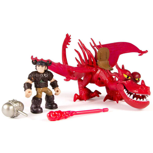 How to Train Your Dragon Dragons Snotlout Hookfang Action Figure 2-Pack ...