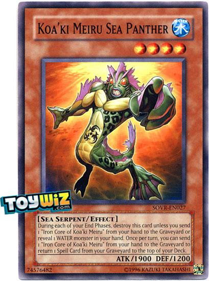 YuGiOh Stardust Overdrive Single Card Common Koaki Meiru Sea Panther ...
