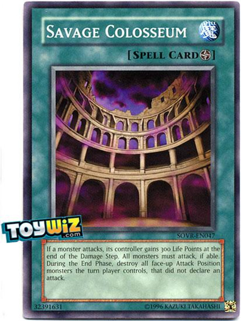 Yugioh Stardust Overdrive Single Card Common Savage Colosseum Sovr