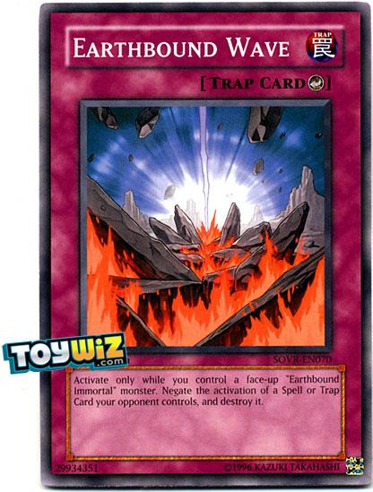 YuGiOh Stardust Overdrive Single Card Common Earthbound Wave SOVR-EN070 ...