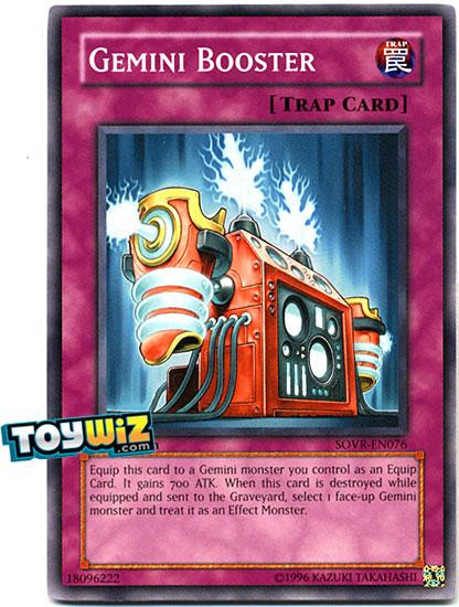 YuGiOh Stardust Overdrive Single Card Common Gemini Booster SOVR-EN076 ...