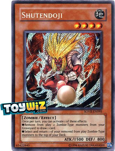 YuGiOh Stardust Overdrive Single Card Secret Rare Shutendoji SOVR-EN095 ...