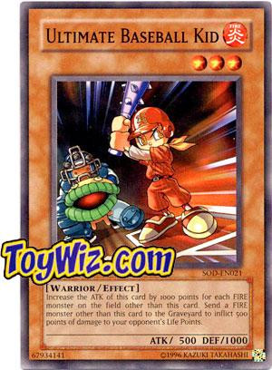 YuGiOh Soul of the Duelist Single Card Common Ultimate Baseball Kid SOD ...